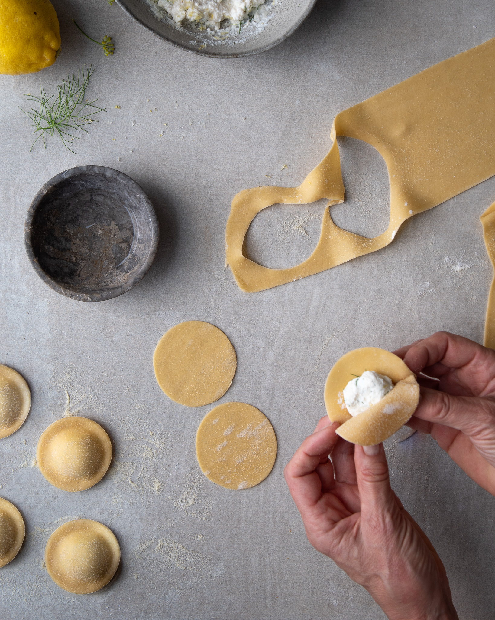 Ricotta, Fennel and Lemon Ravioli - Nordic Kitchen stories